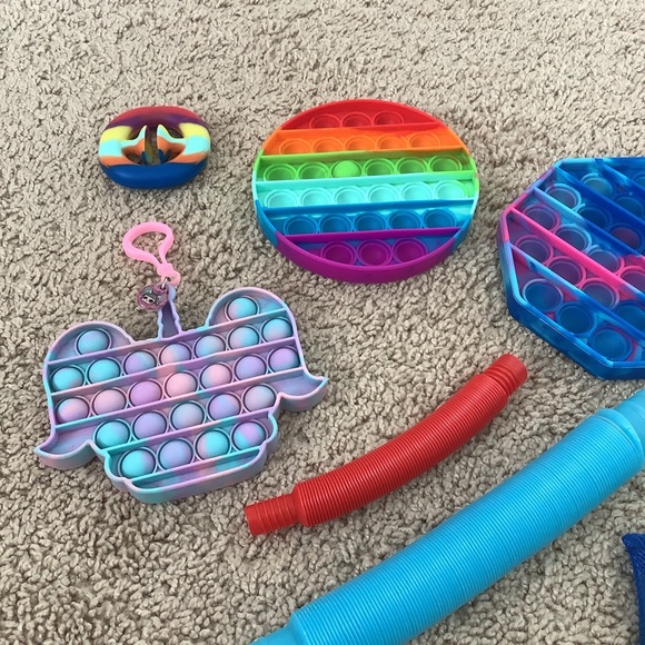 Fidget Toy | Toys | Fidget Variety Bundle Pop Its Snappers Tubes Mesh ...